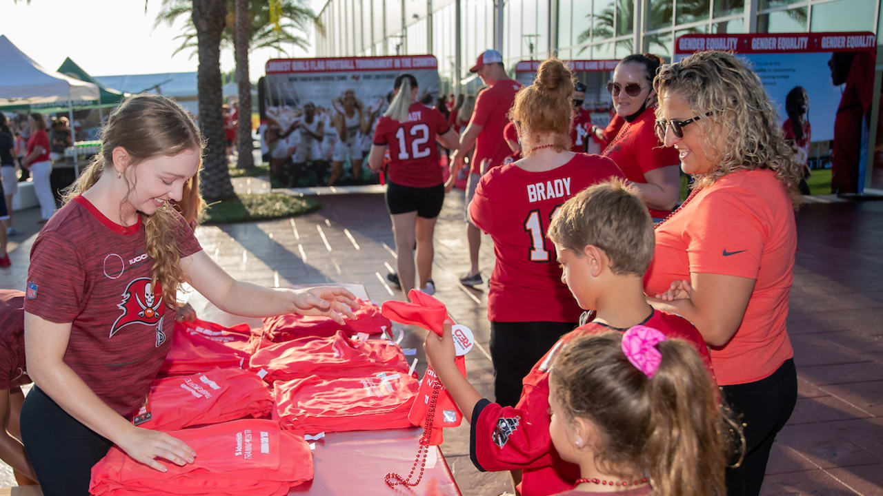 Photos: Bucs Host 2021 Women of Red Training Camp Event