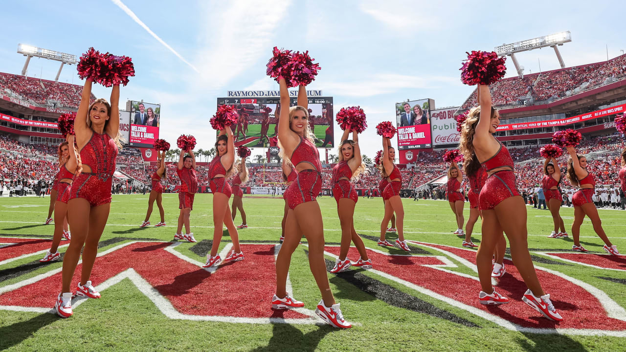 Bucs Cheerleaders Photos from Falcons vs. Bucs Game