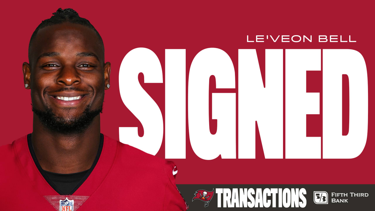 Tampa Bay Buccaneers Sign Veteran RB Le'Veon Bell 2021 Roster Moves