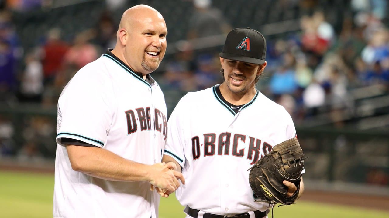 Steve Keim Throws Ceremonial First Pitch