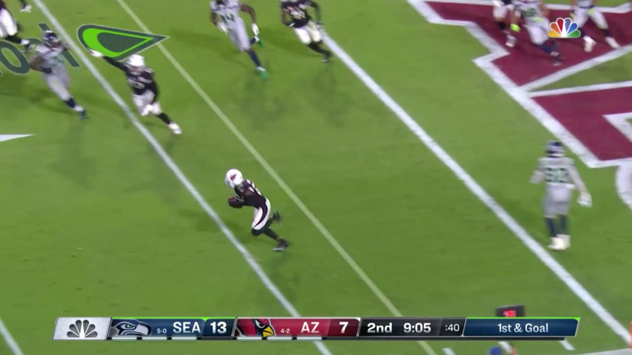 Baker Returns Goal Line Interception 90 Yards