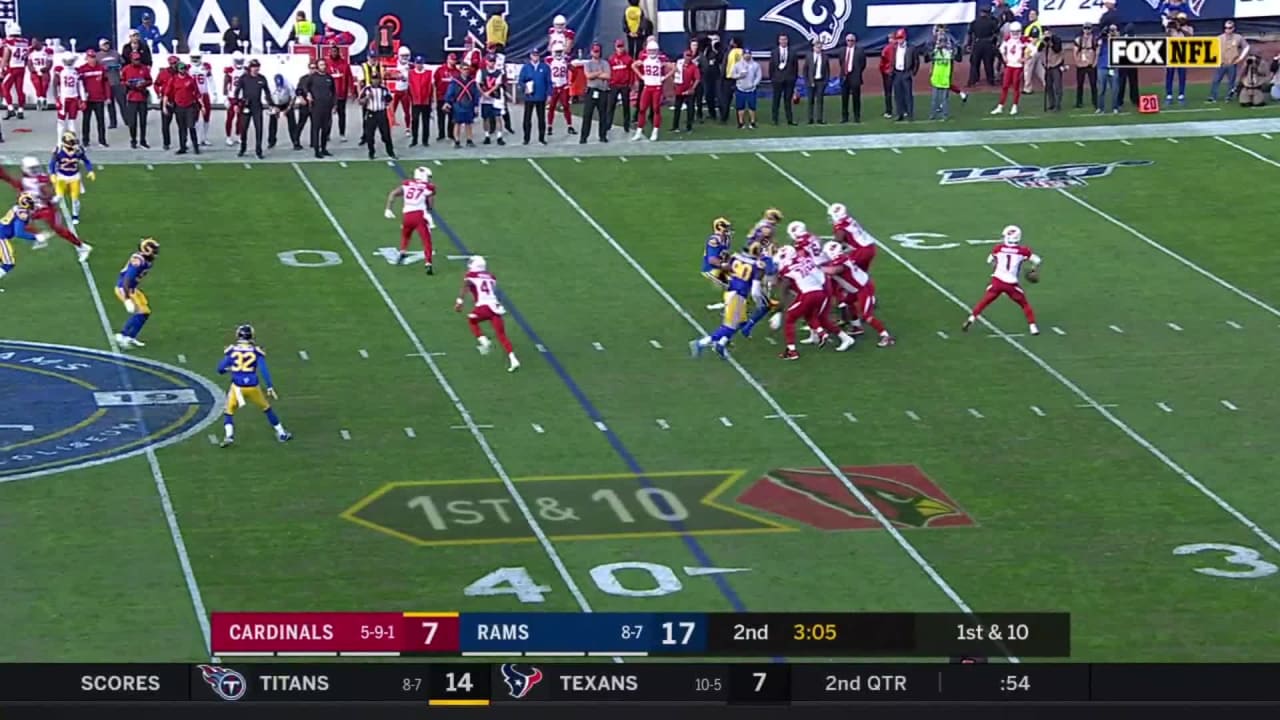 Murray Fires 23-Yard Seam Route To Fitzgerald