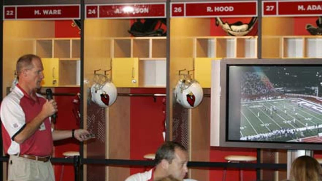 Talking Football In The Locker Room