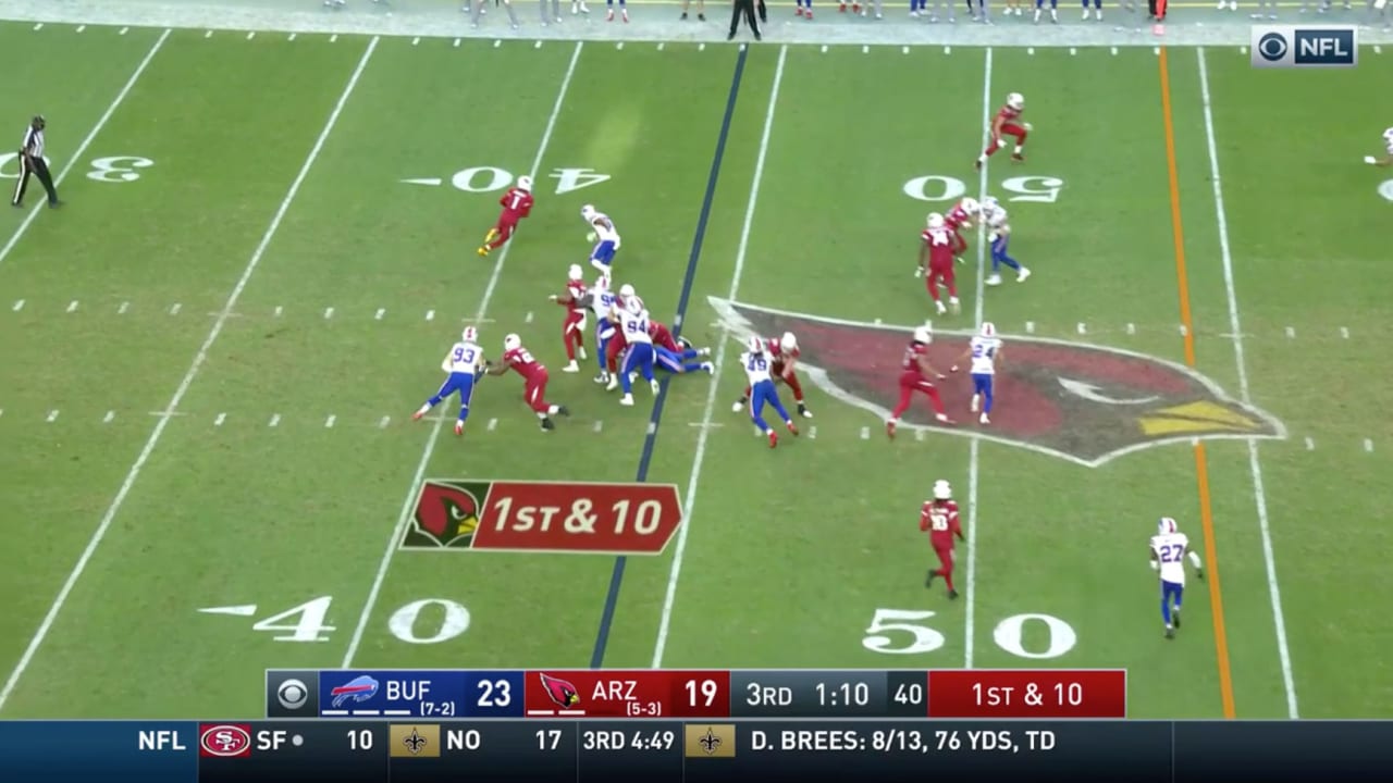 Murray Rushes For 28-Yard Gain