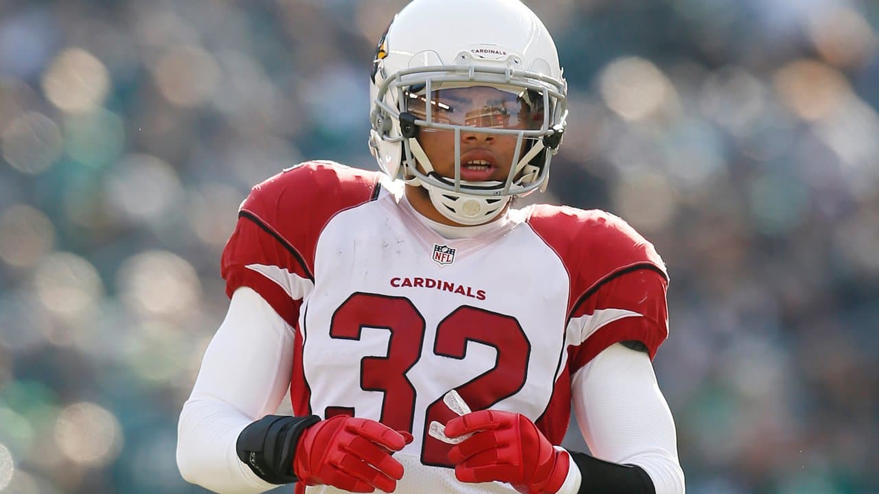 Mathieu reacts after first full-contact practice