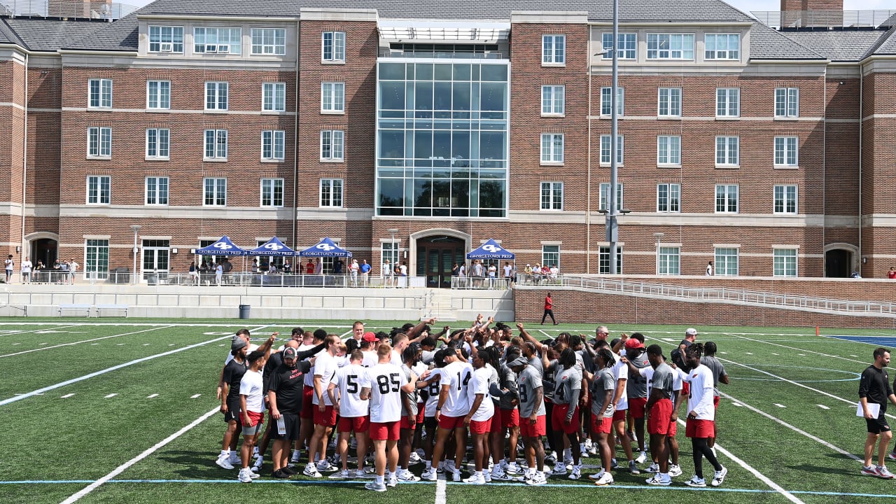 Cardinals Put In Final Touches For Opener At William V. Bidwill '49 Stadium