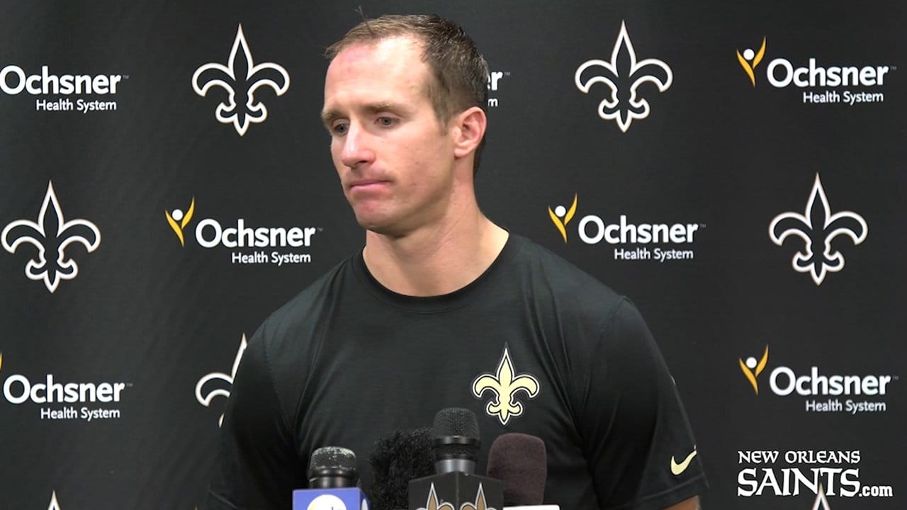 Drew Brees on facing Peterson, Mathieu