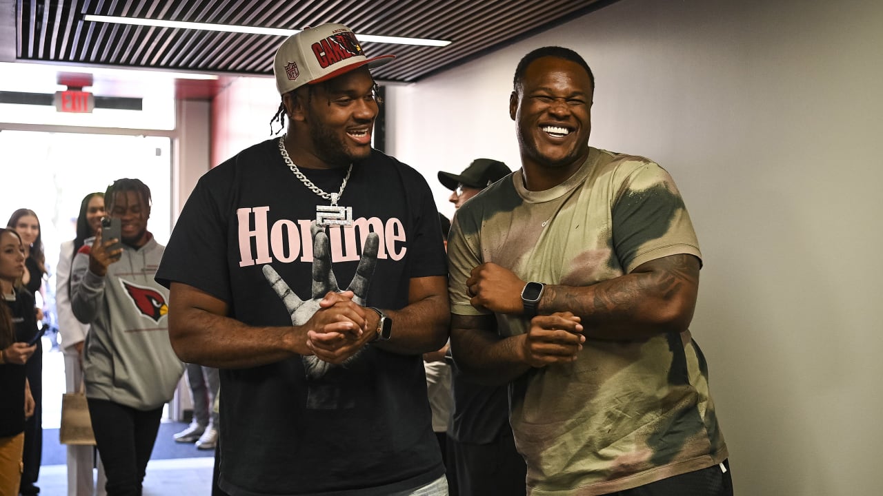 Cardinals first-round pick and journalism major Paris Johnson Jr ...