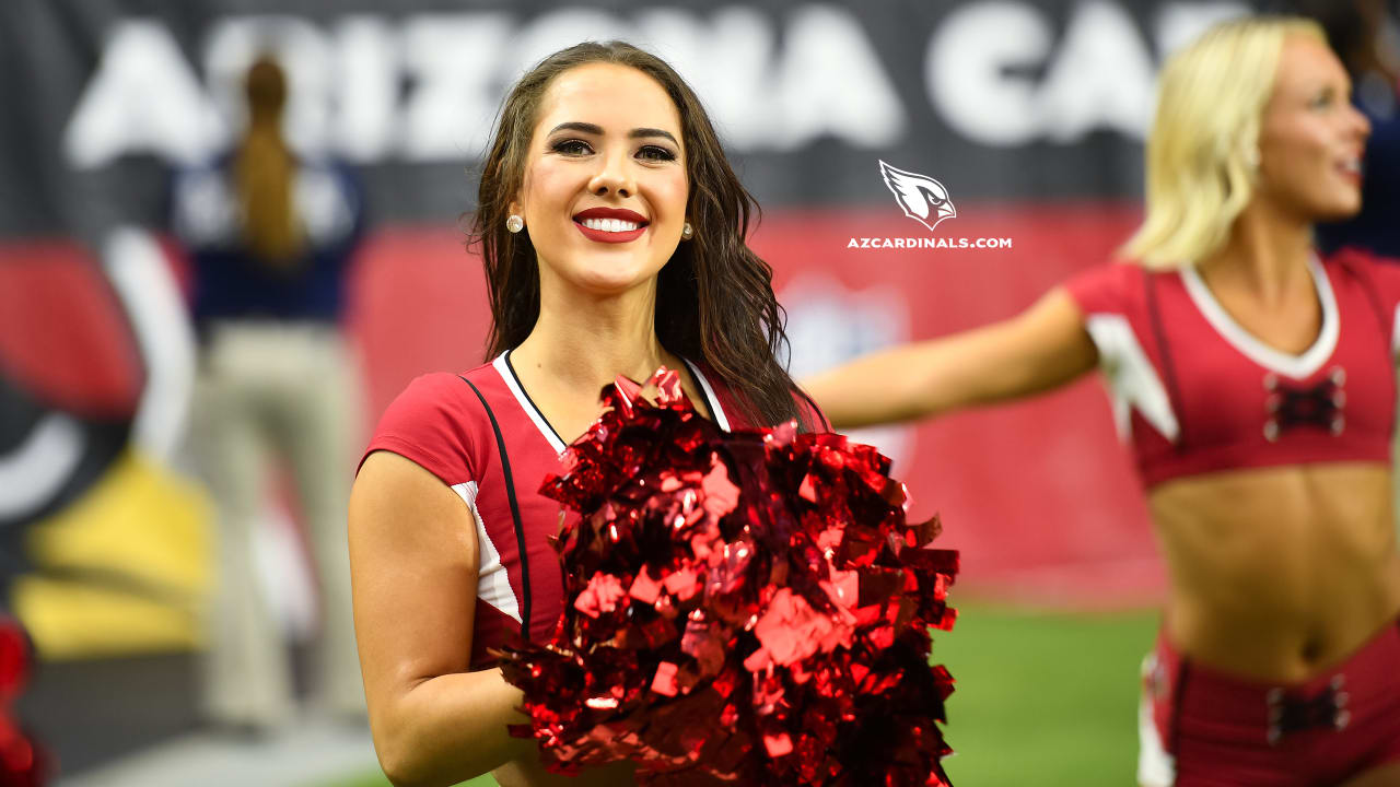 Cardinals Cheerleaders During The Bears Game
