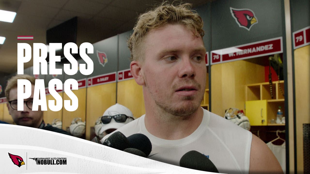 Pat Elflein Speaks With The Media For the First Time As A Cardinal