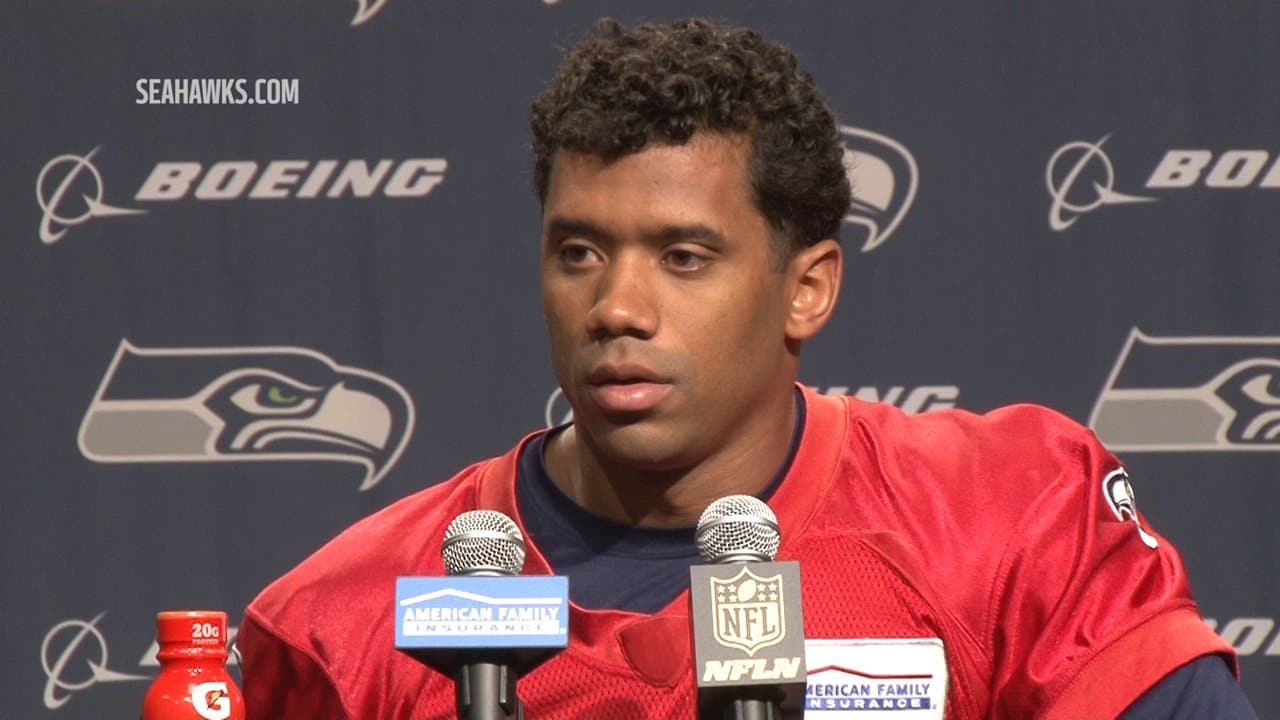 Russell Wilson on the Cardinals blitz attack