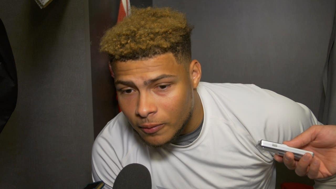 Mathieu breaks down his interception