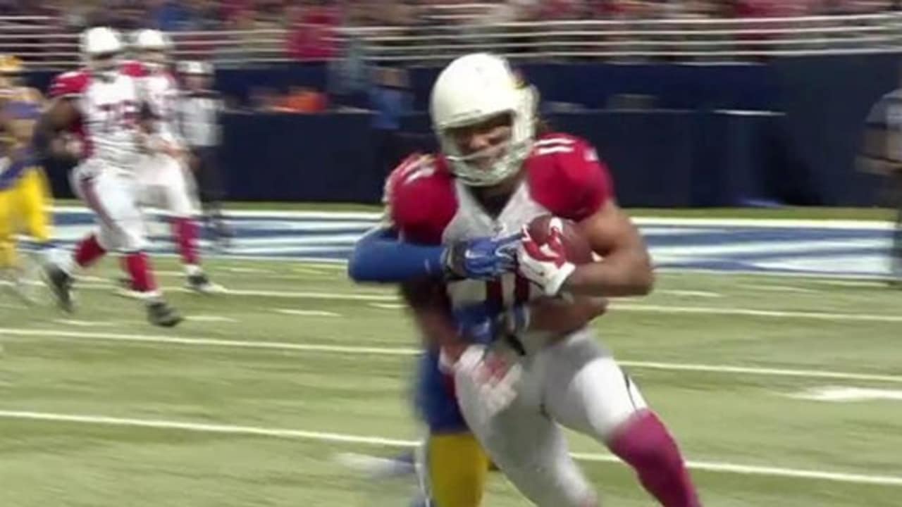 Larry Fitzgerald records his 1,000th career catch