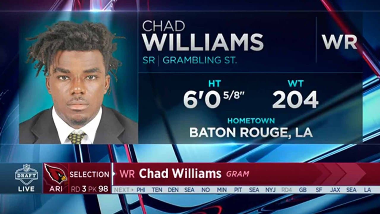 Chad Williams Selected With Pick No. 98