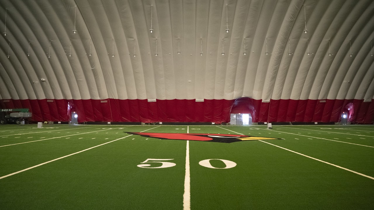 Cardinals upgrade their turf and lighting in the practice bubble at ...