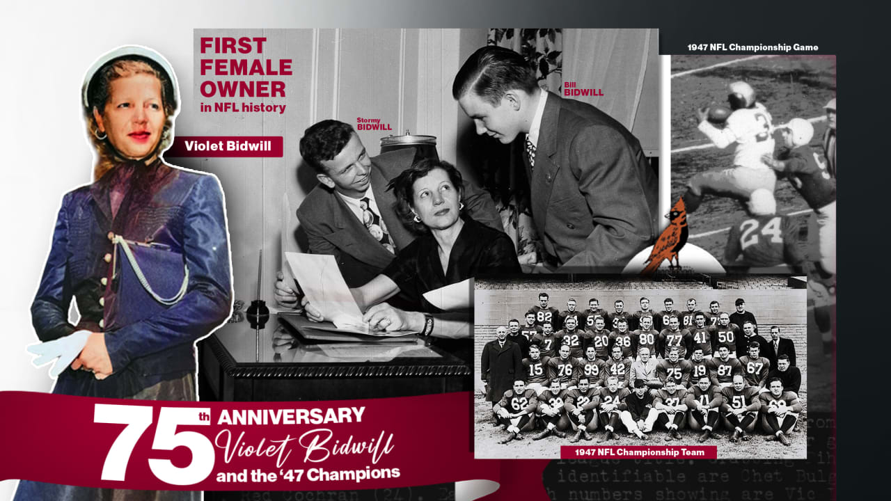 Violet Bidwill And The 1947 Champion Cardinals