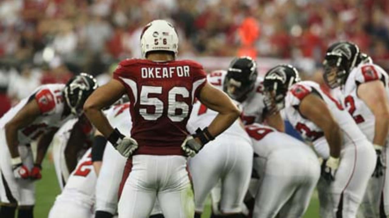 Lining up at linebacker