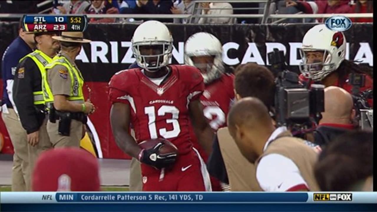 Jaron Brown 32-yard reception