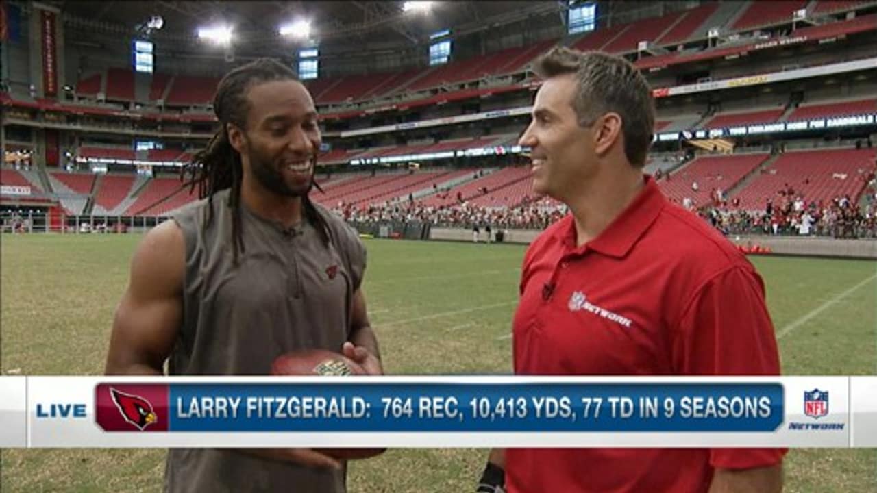 Larry Fitzgerald one-on-one with Kurt Warner