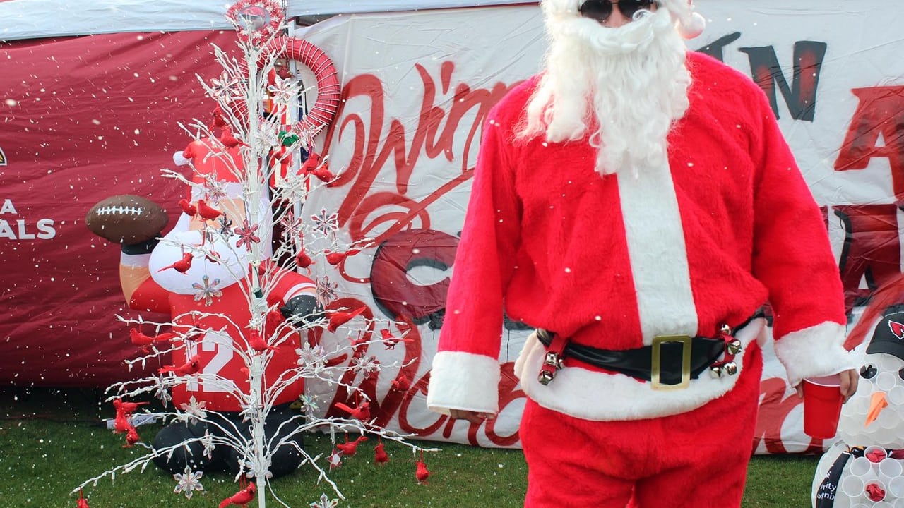 Tailgating before Seahawks game