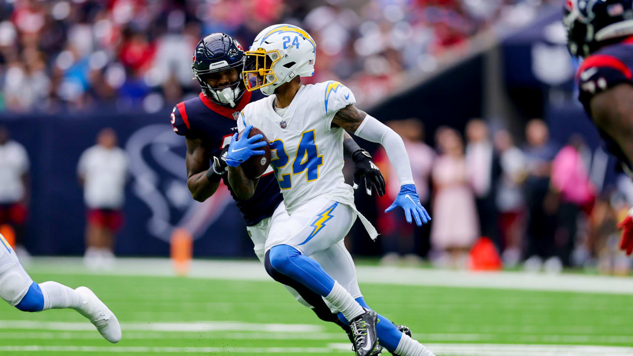 Game Highlights: Nasir Adderley INT from Davis Mills' Overthrow Pass