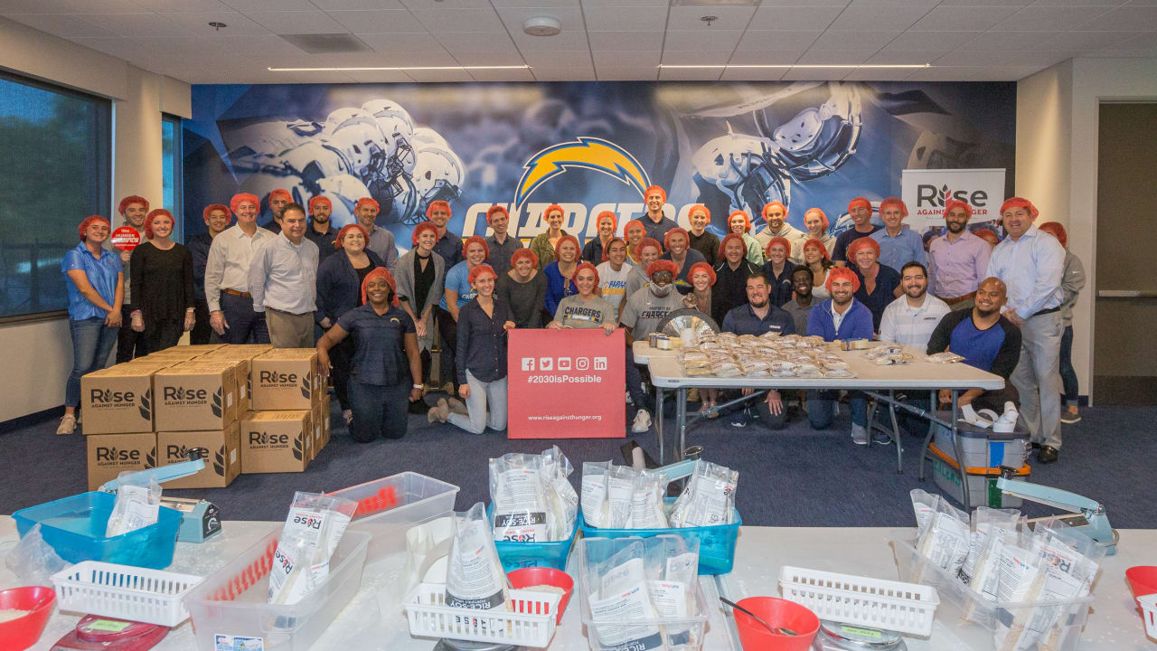 Chargers Staff Volunteer Day