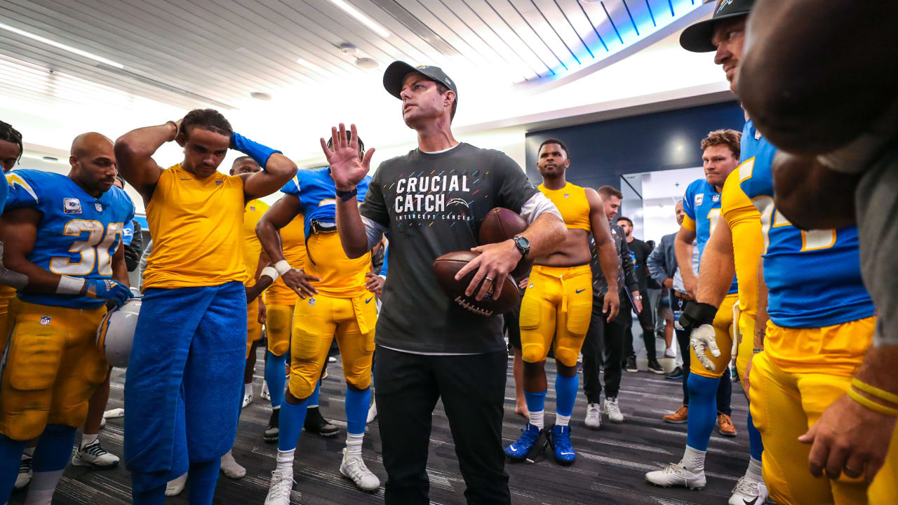 Coach Staley Postgame Victory Speech, Week 4 vs. Las Vegas Raiders Coach Staley Postgame Victory Speech, Week 4 vs. Las Vegas Raiders