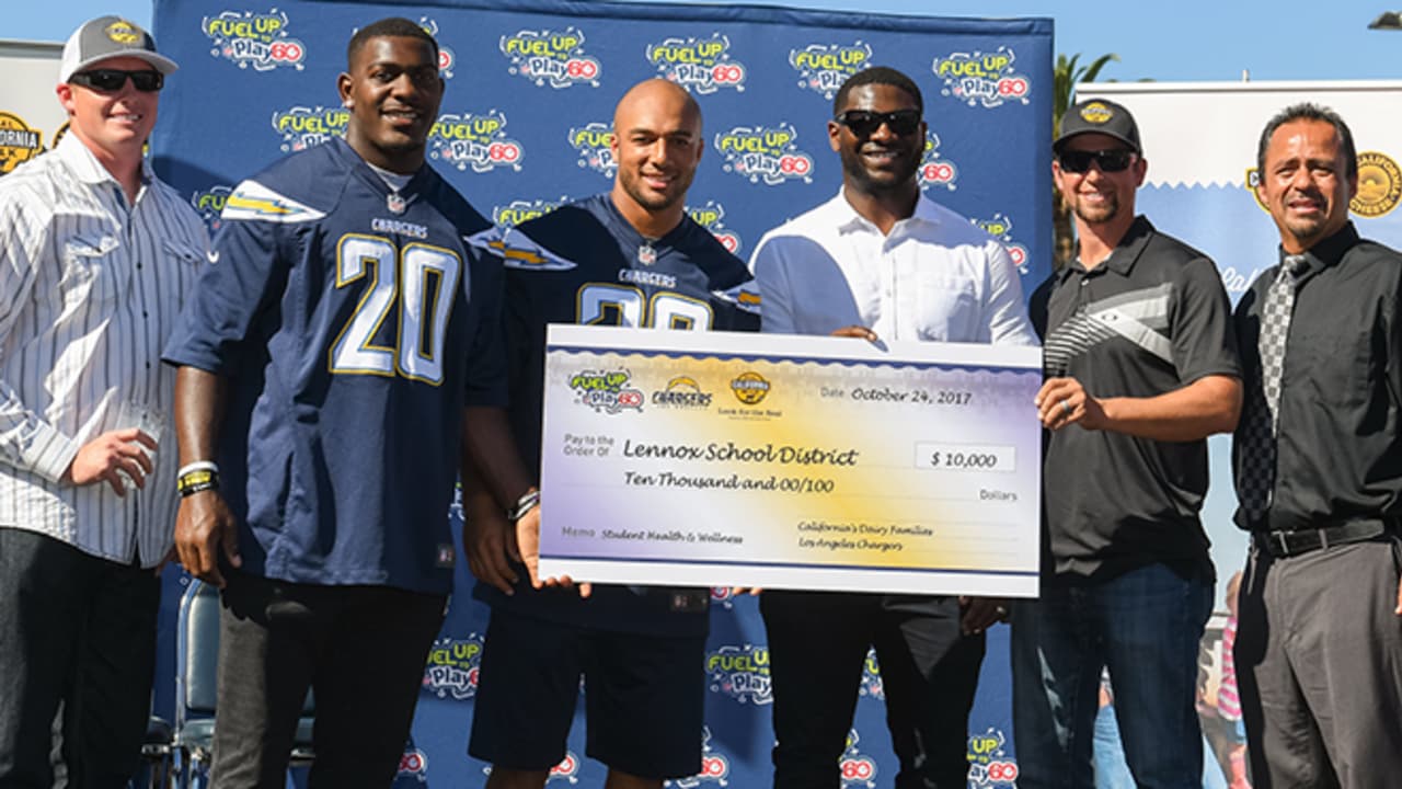 Chargers Present Fuel Up to Play 60 Hometown Grant