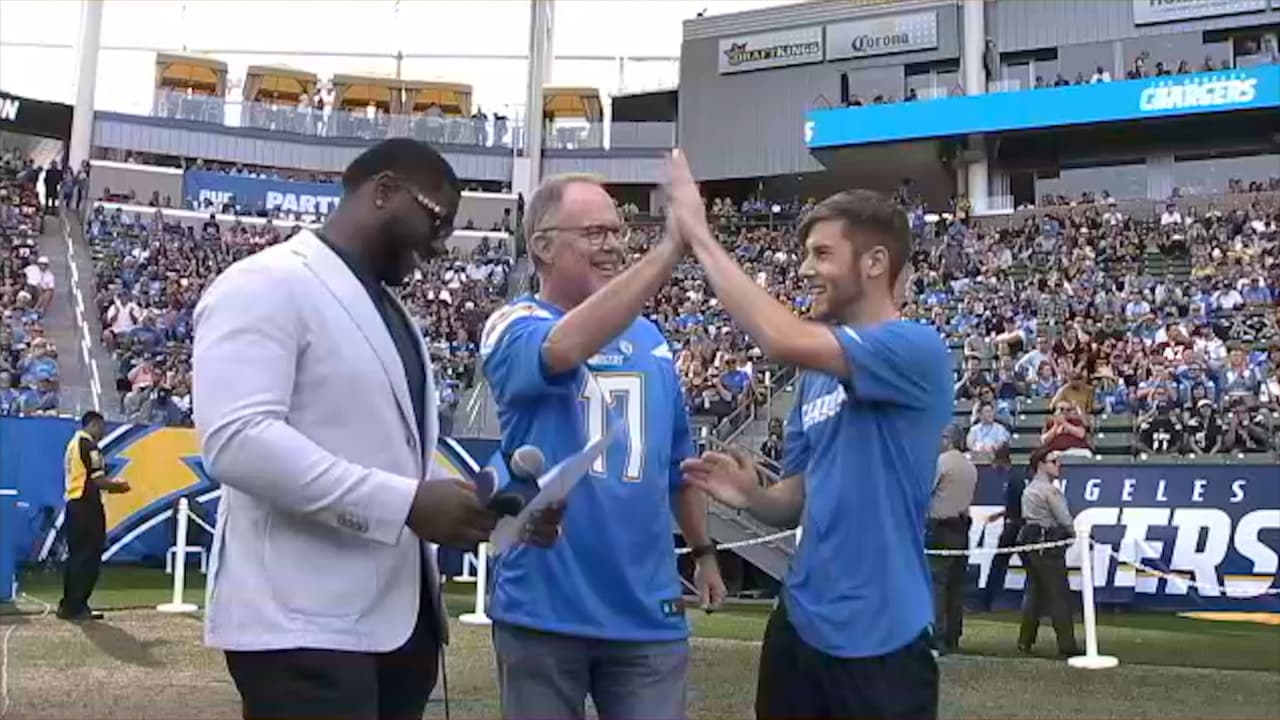 Chargers Surprise Season Ticket Member with Super Bowl Tickets