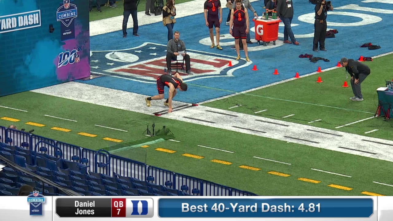 Duke Quarterback Daniel Jones' Full 2019 Combine Workout