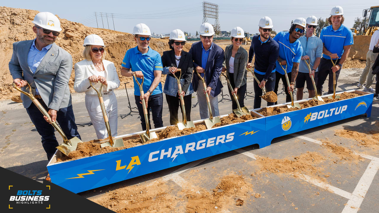 Bolts Business Highlights: Chargers Break Ground on New Headquarters