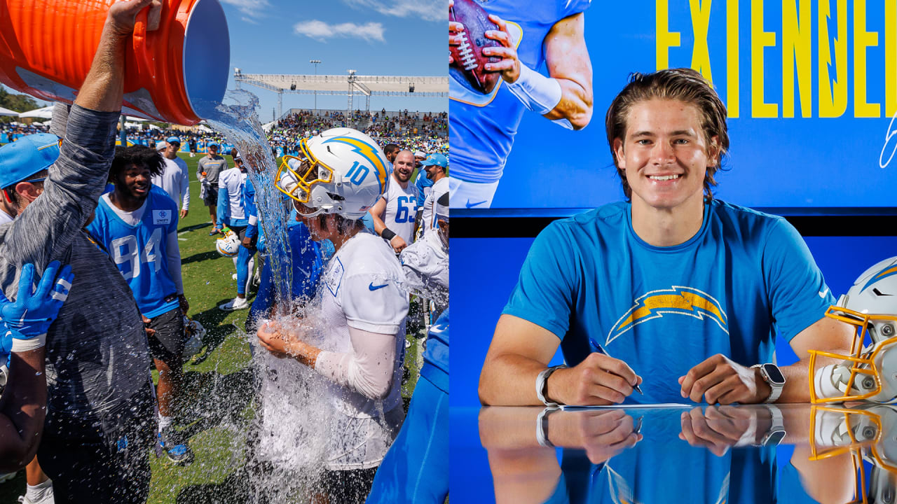 Justin Herbert's First 24 Hours After Signing Contract Extension Justin Herbert's First 24 Hours After Signing Contract Extension