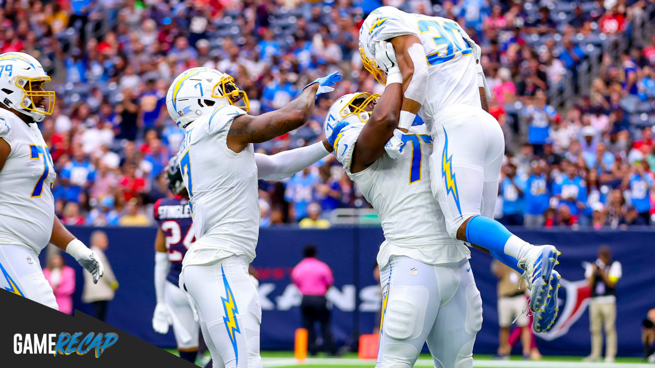 Chargers Top Texans in Houston