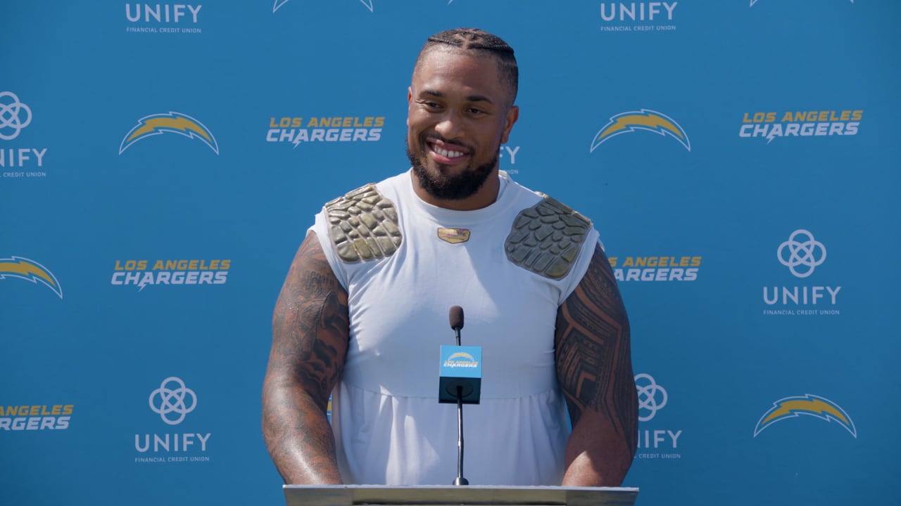 Press Conference: Defensive Tackle Austin Johnson On Energy at Training ...