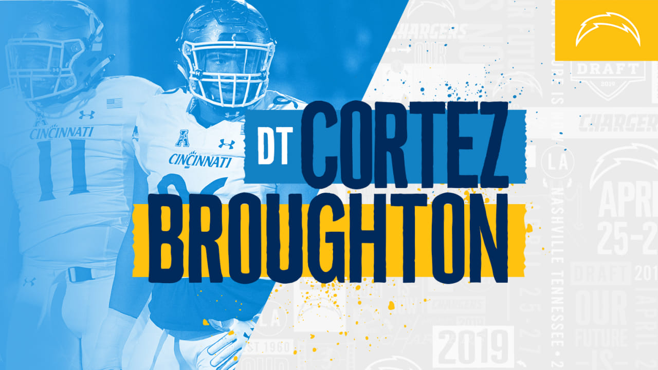 Chargers Add Cincinnati DT Cortez Broughton in Seventh Round