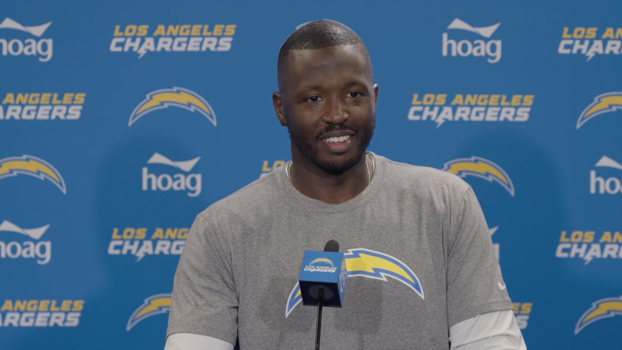 Press Conference: Derius Swinton on Kicker Tristan Vizcaino and ...