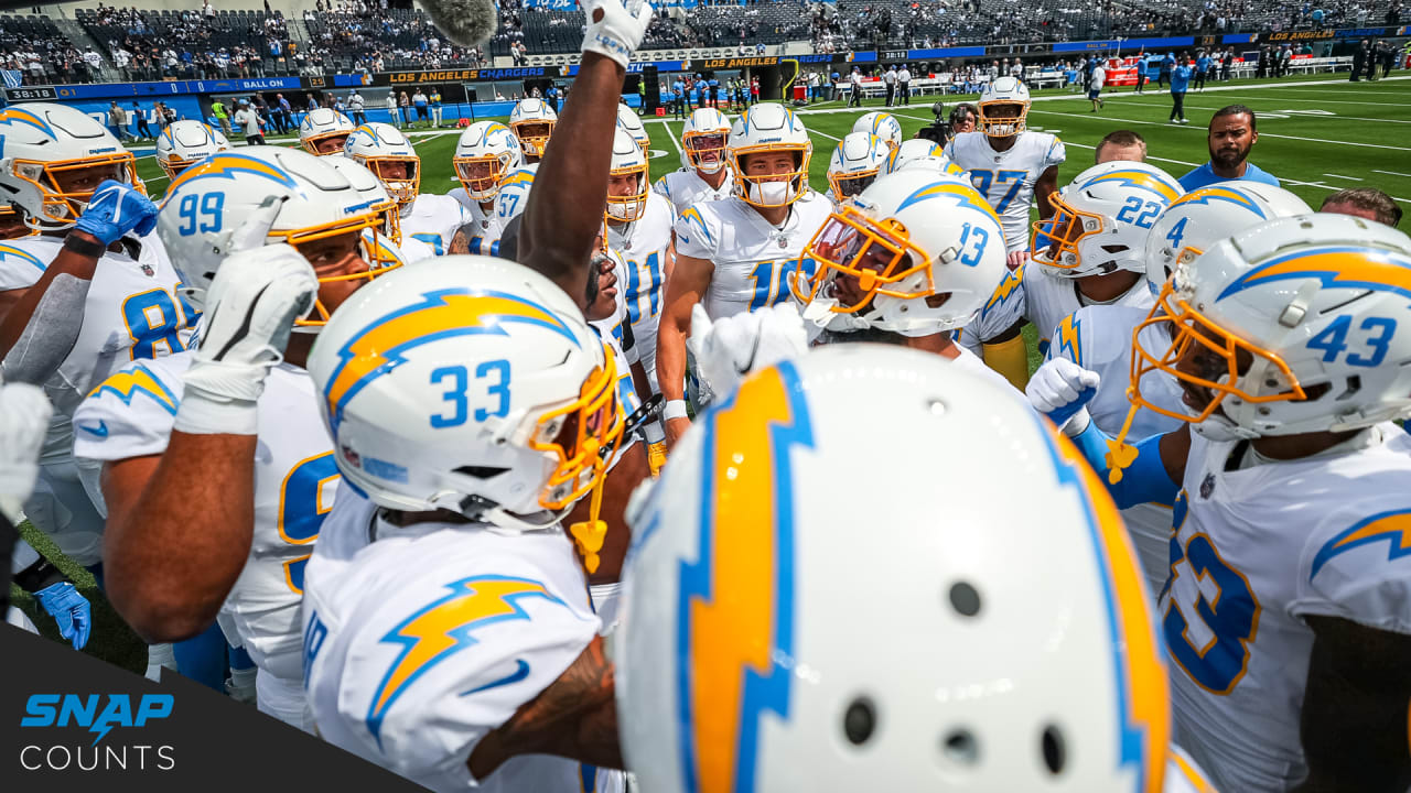 Snap Counts: Los Angeles Chargers vs Dallas Cowboys, Week 2 2021