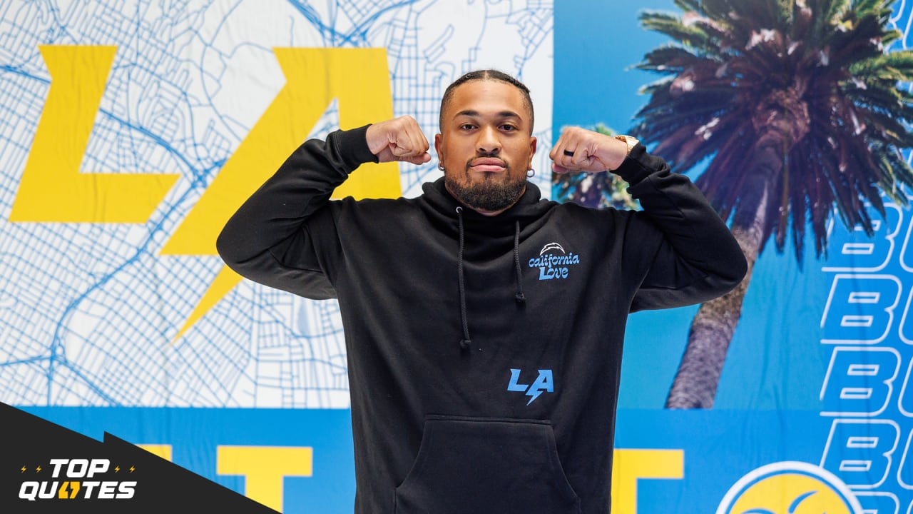 Top Quotes | Austin Johnson's First Media Availability as a Charger