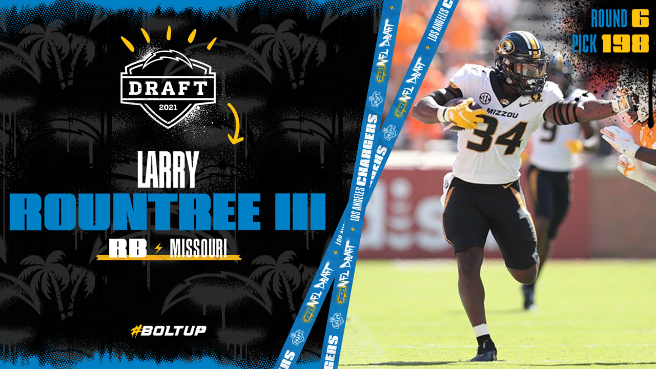 2021 NFL Draft: Chargers Select Larry Rountree III, Missouri, Round 6 ...