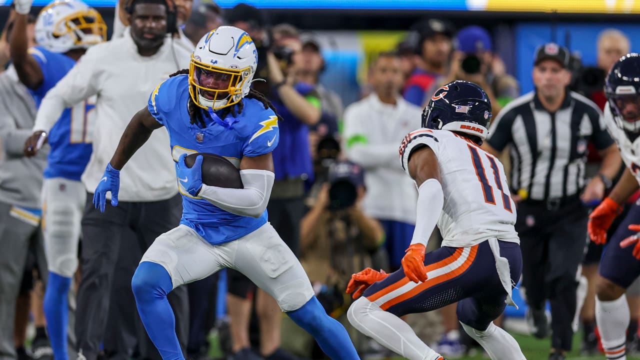 Ja'Sir Taylor Highlight: Sideline Interception vs. Bears' Rookie QB ...