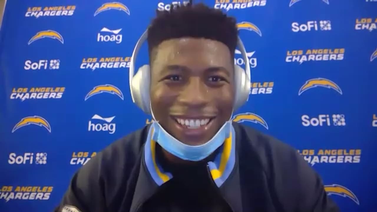 Joshua Kelley Postgame Press Conference, First Career Touchdown