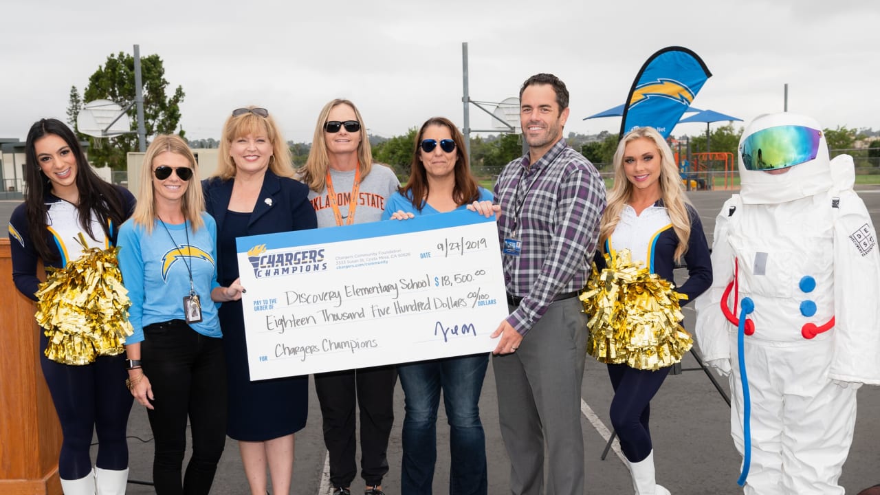 Chargers Champions Grand Opening at Discovery Elementary School