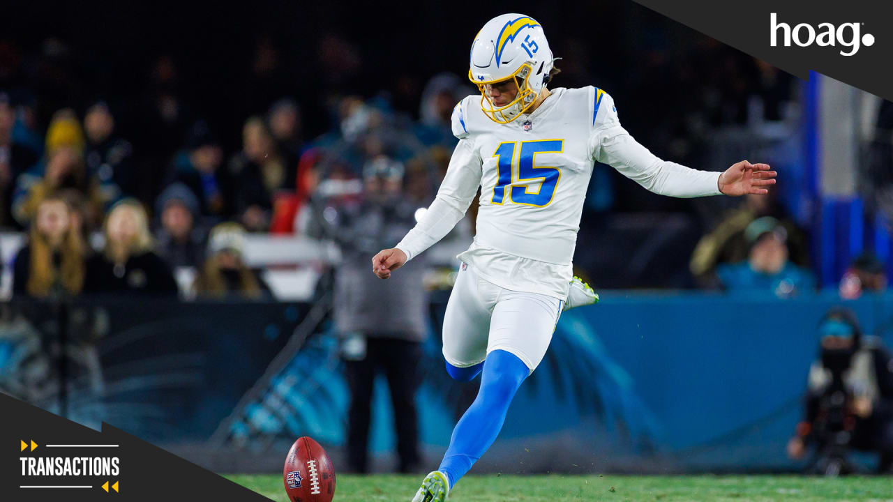 Los Angeles Chargers Tender Cameron Dicker and Foster Sarell Los Angeles Chargers Tender Cameron Dicker and Foster Sarell