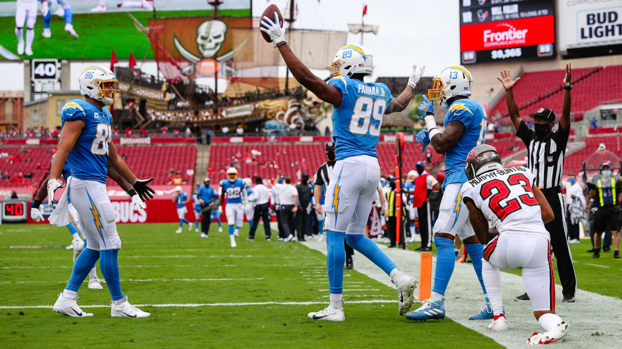 QB Justin Herbert Touchdown Pass to TE Donald Parham