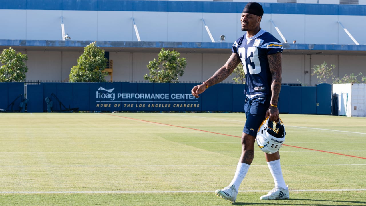 Derwin James back at practice.