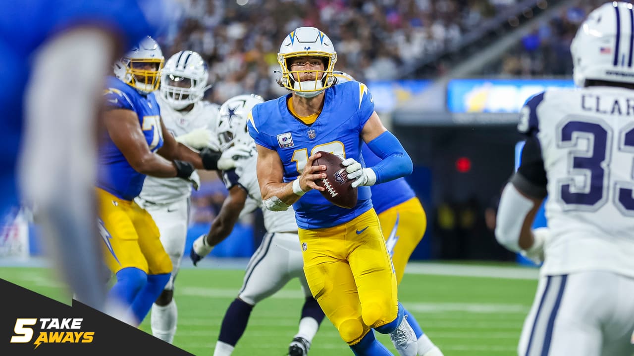 5 Takeaways: Chargers Lament Missed Chances in Primetime Loss