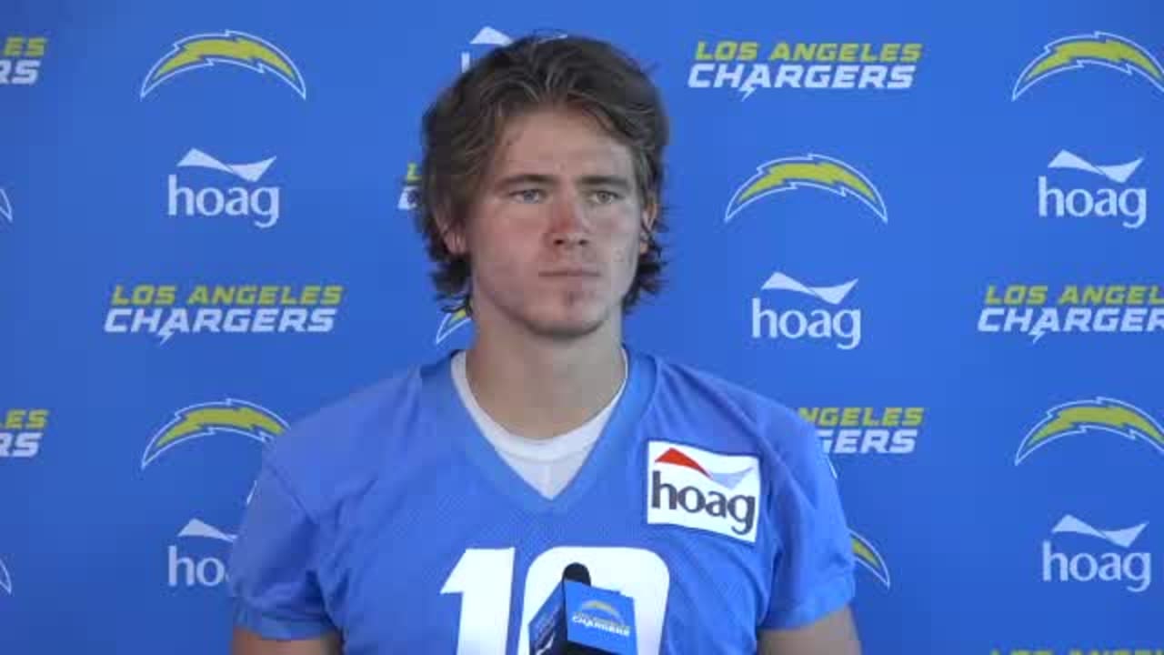 Los Angeles Chargers quarterback Justin Herbert on preparing for his ...