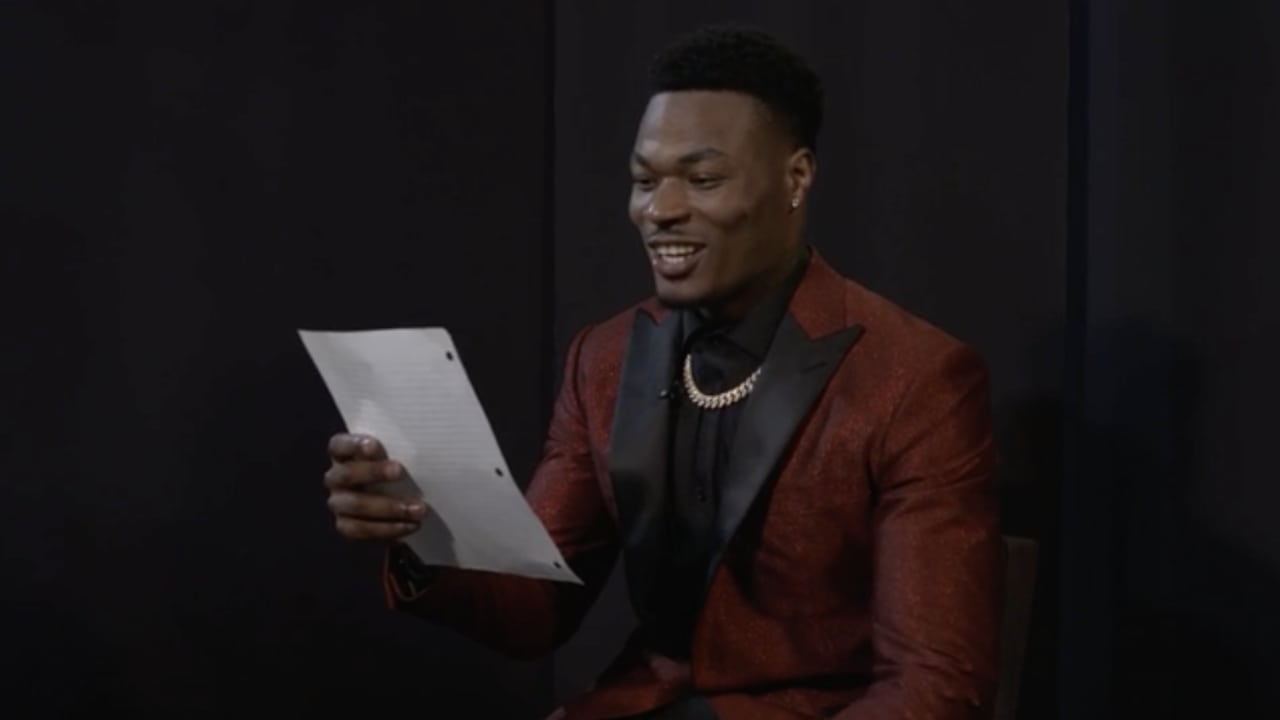 Derwin James Reads Heartfelt Letter from His Mom After Getting Drafted ...