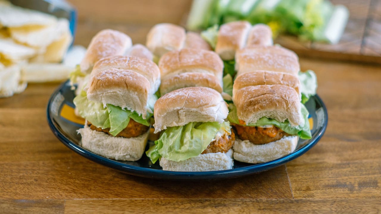 Tailgate Recipe: Buffalo Turkey Sliders