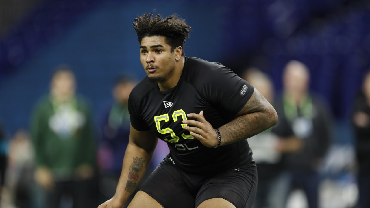Best of Offensive Line at the 2020 NFL Scouting Combine